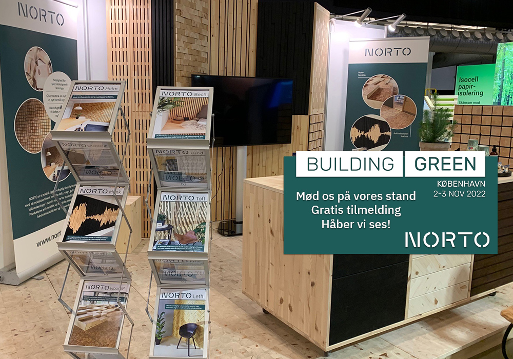 Mød NORTO til Building Green i København d. 2-3 november 2022 - NORTO